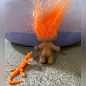 Russ | Toys | Vintage Russ Troll With Orange Hair Cat Whiskers And Nose ...